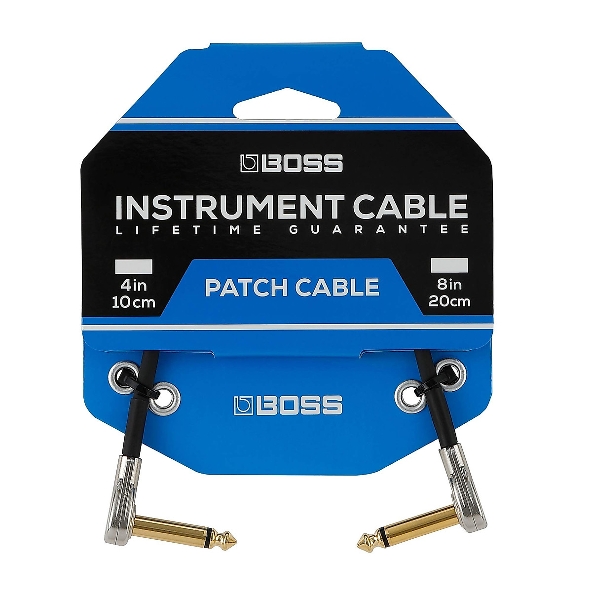 BOSS Stage and Studio Patch Cable, 4 Inches (BPC-4)