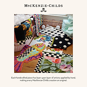 MACKENZIE-CHILDS Bath Rug, Bath Mat for Bathroom Use, Cotton Rug, Chelsea Garden