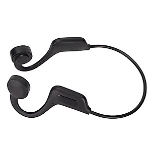Bone Conduction Headphones, Wireless Bluetooth 5.1 Headset, Ear Hook Stereo Earphones with Mic, Noise Canceling Waterproof Sports for Sports Headsets for Running Bicycling