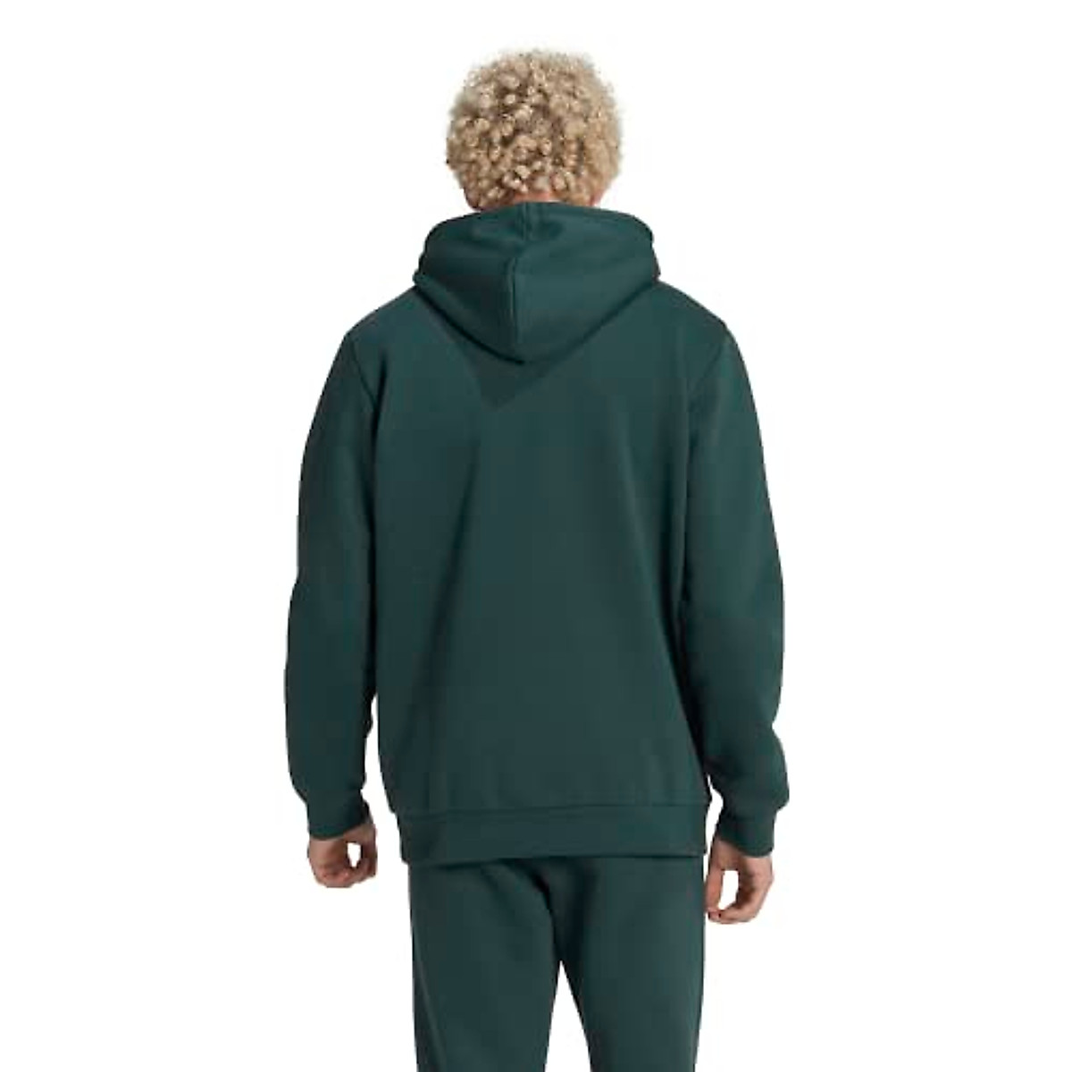 adidas Originals Men's Adicolor Essentials Trefoil Hoodie, Mineral Green, Medium