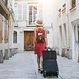 Laptop Case 17 Inch, Laptop Carrying Case Slim Laptop Bag for Men Women, Lightweight 17.3 Inch Laptop Case Fit 17.3 17 15.6 Inch Laptops for College School Office Business Travel, Black