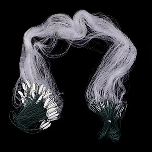 LoveinDIY Fishing Tool 2x2cm,3x3cm,4x4cm Mesh Hole 25mx1.2m Fish Gill Monofilament Net, Hole Size 4x4cm