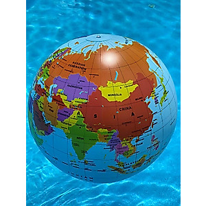 Inflatable World Globe 20"