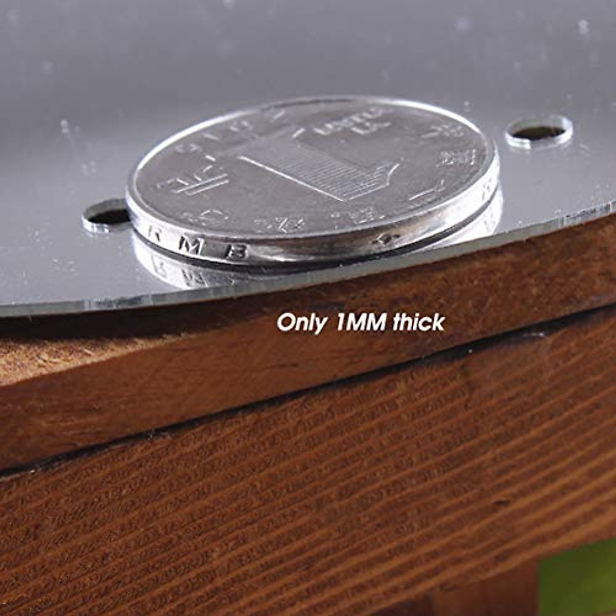 Enfudid Acrylic Wall Clocks Coffee Time Cup Clock Battery Operated Large Clock for Office