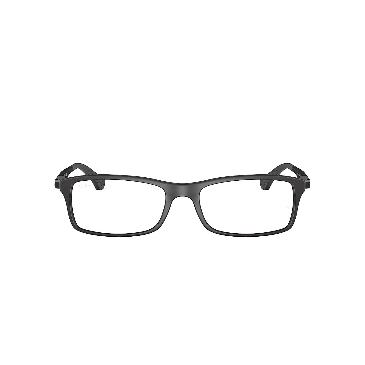 Ray-Ban RX7017 Rectangular Prescription Eyeglass Frames, Black On Green/Demo Lens, 54 mm