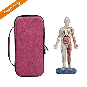 Aproca Hard Storage Travel Carrying Case for SmartLab Toys Squishy Human Body (Red)