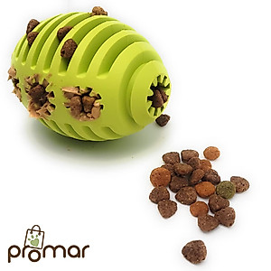 Promar Dog Chew Toys for Aggressive Chewer - Dog Ball Treat Dispenser Toys for Large Dogs and Medium Dogs Dog Puzzle Toys Dog Dental Toys Dog Slow Feeder Toy for Dog Interactive.