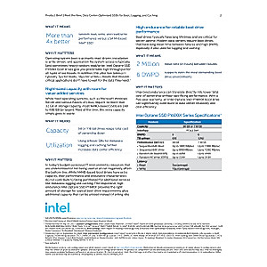 Intel OPTANE SSD P1600X Series 118GB M.2 PCIE 80MM 3.0 3DX SINGLEPACK