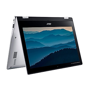 Chromebook Spin 311 11.6" HD Convertible 2-in-1 Touchscreen Laptops, Mediatek MT8183C(8-core CPU), Up to 2 GHz, 4GB RAM, 64GB SSD, Wi-Fi 5, USB-C, Long Battery Life, Chrome OS, Free Stylus Pen