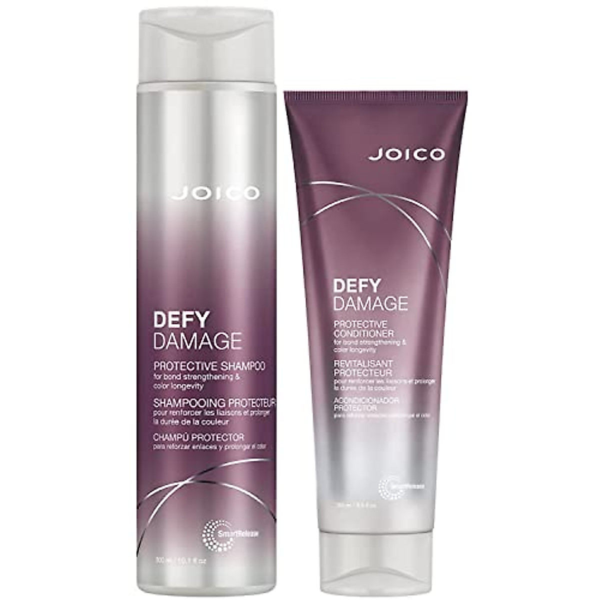 Joico Defy Damage Protective Shampoo & Conditioner Set | Preserve Hair Color | For Bond Strengthening & Color Longevity