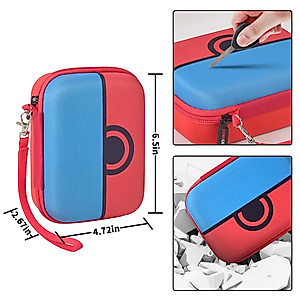 Comecase Cards Holder Case Compatible with PM TCG Cards/for SKYJO/for Five Crowns/for UNO/for Phase 10 Playing Cards, Card Game Storage Organizer Holds Up to 400 Cards - Red(Box Only)