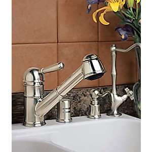 Rohl R77V3STN Pull-Down FAUCETS, Satin Nickel