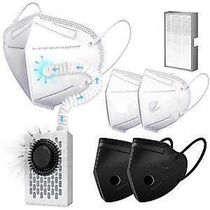 Rsenr Breathe easier,Personal Wearable Air Purifiers,Reusable Portable Air Purifier with HEPA Filter,For Dust Work,Sawdust,Cycling,Running,Mountaineering, Outdoor Sports,Work Protection