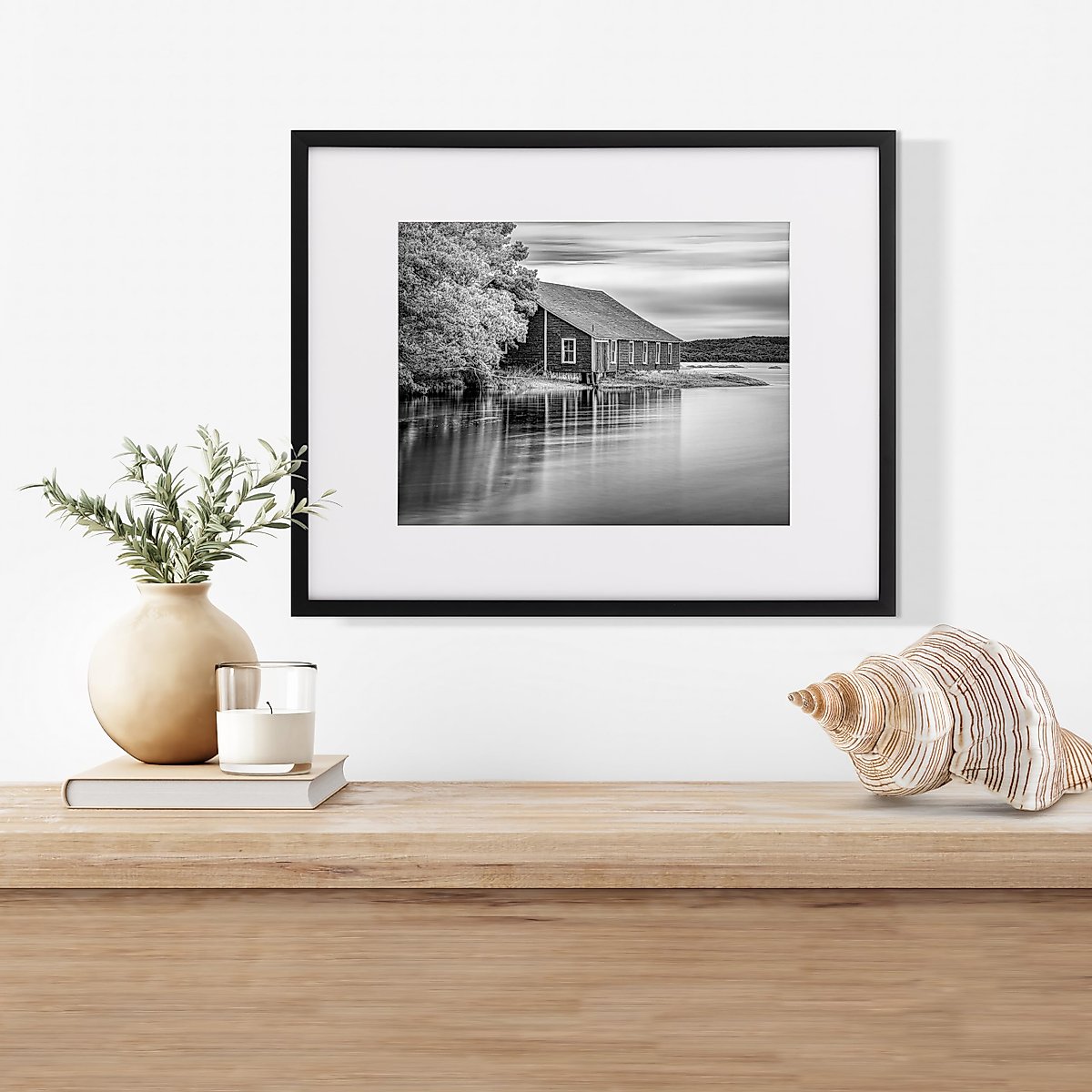 Snap - 16"x20" Black Wall Picture Frame - Single White Mat - Matted for 11"x14" Image - Versatile Display Option for Your Cherished Memories - Rectangular Tabletop - White Poster Frame