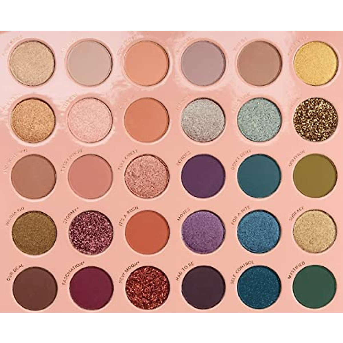 ColourPop IT'S A MOOD Eyeshadow Palette Mega Matte Metallic Semi-Sparkle Glitter Cruelty-Free Super-Pigmented Color