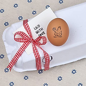 PrudoPex Egg Stamp for Fresh Eggs, Custom Egg Stamp, Customizable Farm Fresh Egg Stamp, Personalized Chicken Egg Satmp for Farm and Kitchen Creations (1)