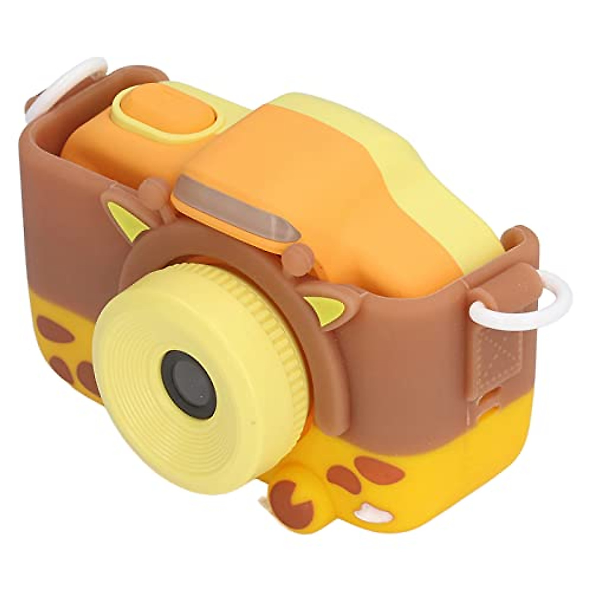 Tnfeeon Kids Camera Toddler Camera Yellow Silicone Children's Mini Big Screen Touch Screen Digital Camera Birthday Gift