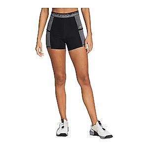 Nike Pro Women's High-Waisted 3" Training Shorts with Pockets (as1, Alpha, m, Regular, Regular)