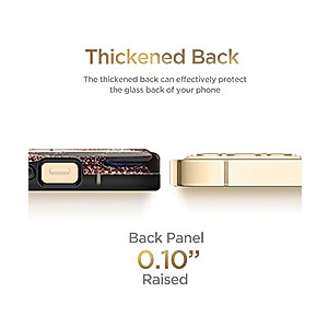 GVIEWIN for iPhone 12 Case and iPhone 12 Pro Case 6.1 Inch 2020, Marble Parttern Ultra Slim Thin Glossy Soft Durable TPU Shockproof Scratch-Proof Phone Protective Covers for Women (Drift Sand/Brown)