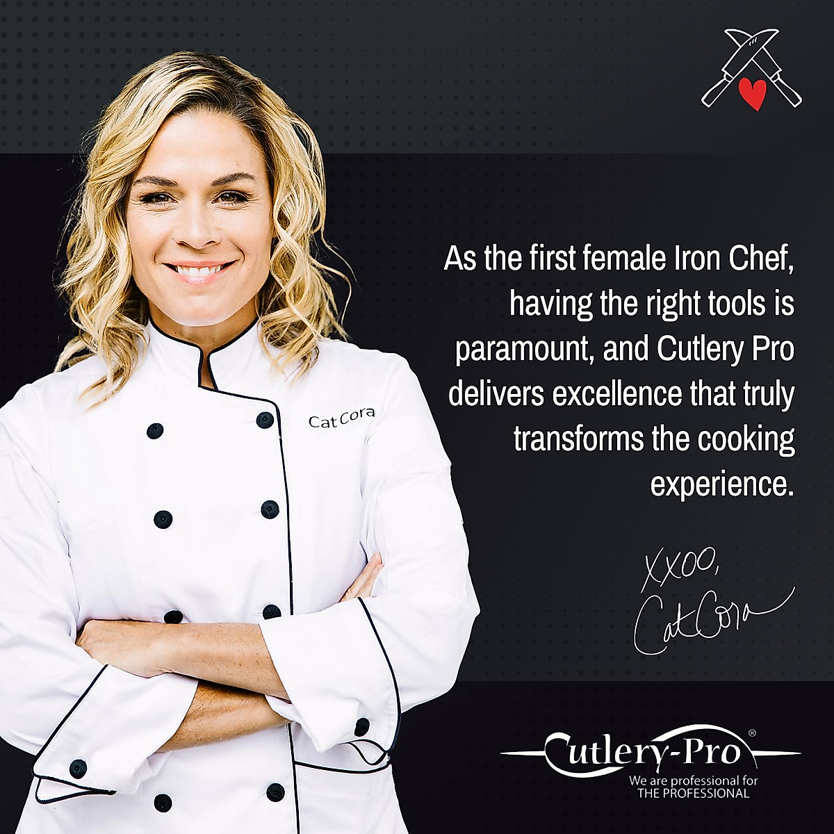 Cutlery-Pro Forged Bread Knife, Cat Cora Approved, NSF, German Steel, 9-Inch Blade