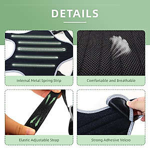 TIPOOP Dog Back Brace for IVDD, Arthritis and Pain Relief, Ivdd Back Brace for Dogs, Accelerates Surgical Recovery, Back Brace for Dogs Prevents Back Problems in Small Dogs and Large Dogs M