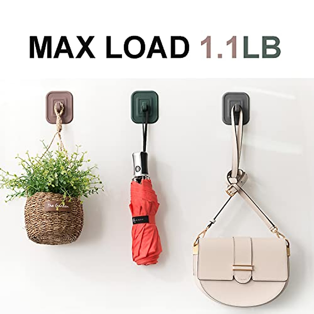 carrotez Silicone Refridgerator Kitchen Multipurpose Hook, Easy Attachable & Easy Removable, Washable Hook for Student, Family, Dorm, Home, Garage - Semitransparent