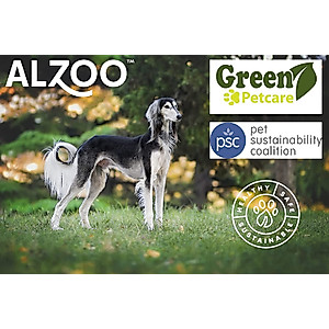 ALZOO Flea and Tick Repellent Spray for Dogs, Effectively Repels Fleas, Ticks & Mosquitos, 100% Plant-Based Active Ingredients, Sulfate-Free, 8 Fl. Oz.