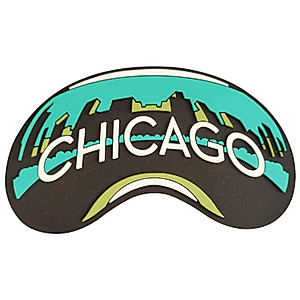 Vagabond Heart Chicago Illinois PVC Fridge Magnet - Chicago Bean Souvenir