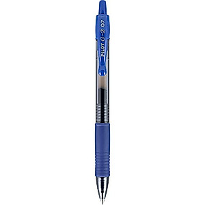 Pilot, G2 Premium Gel Roller Pens, Fine Point 0.7 mm, Blue, Pack of 2