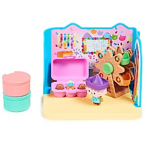 Gabby's Dollhouse, Baby Box Cat Craft-A-Riffic Room with Exclusive Figure, Accessories, Furniture and Dollhouse Delivery, Kids Toys for Ages 3 and up