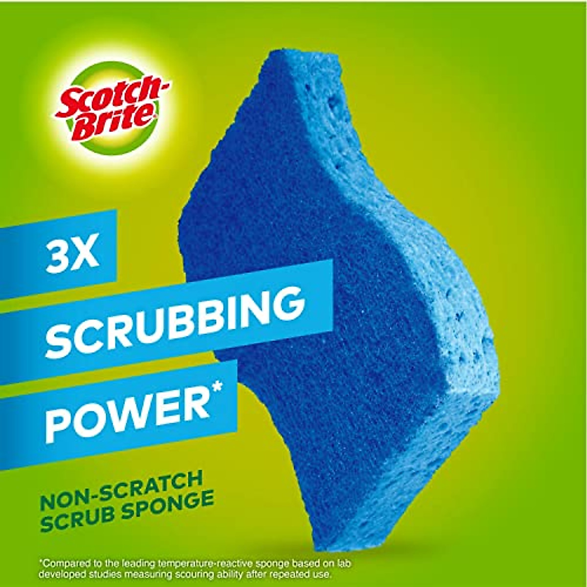 Scotch-Brite Non-Scratch Scrub Sponges, 9 Pack + Scotch-Brite Heavy Duty Scrub Sponges, 9 Pack for Stuck-on Mess, Dishes and Cleaning The Kitchen