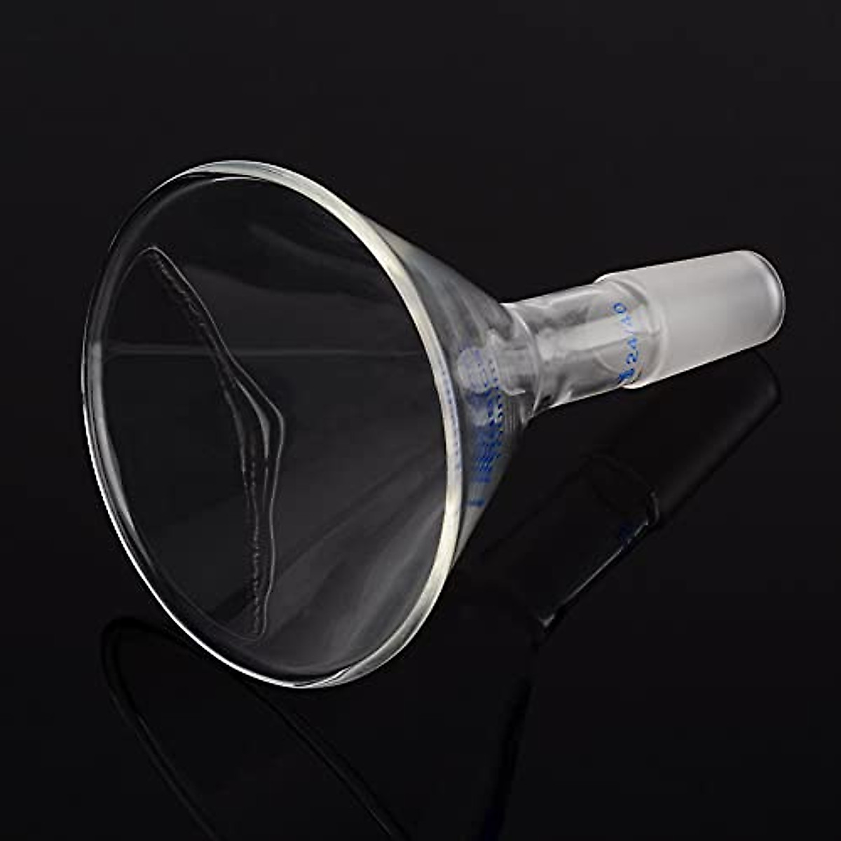 Labasics Glass Short Stem Powder Funnel with 100 mm Top Outer Dimension and 24/40 Inner Joint Filter Funnel Glass Funnel