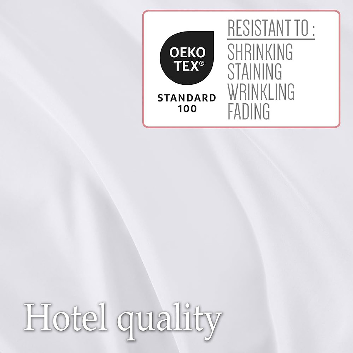 lalaLOOM Full Bed Sheet Set, Soft Microfiber Hotel Luxury Bedding, Extra Deep Pocket, 4 Piece Sheets and Pillowcase Sets, Breathable Wrinkle, Fade Resistant, Machine Washable Linen, Bright White