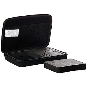 Amazon Basics Large Carrying Case for GoPro And Accessories - 13 x 9 x 2.5 Inches, Black