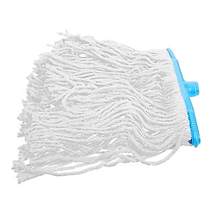 COOLHIYA Replaceable Mop Head Vintage Mop Rope Mop Head Mop Replacement Parts Mop Refill Mop Heads Industrial Mop Heads Cotton Mop Heads Water Absorption Mop Cleaning Mop Plastic