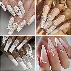 Mixed Size 2/3/4/5/6mm 1000Pcs Imitation Pearls Bead Half Round Flatback Pearl Rhinestones Beads Nail Art Crafts DIY Gem Decoration (38 Dumb Gold)