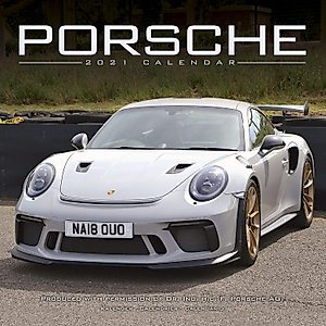 Porsche Calendar- Calendars 2020 - 2021 Wall Calendars - Car Calendar - Automobile Calendar - Porsche 16 Month Wall Calendar by Avonside
