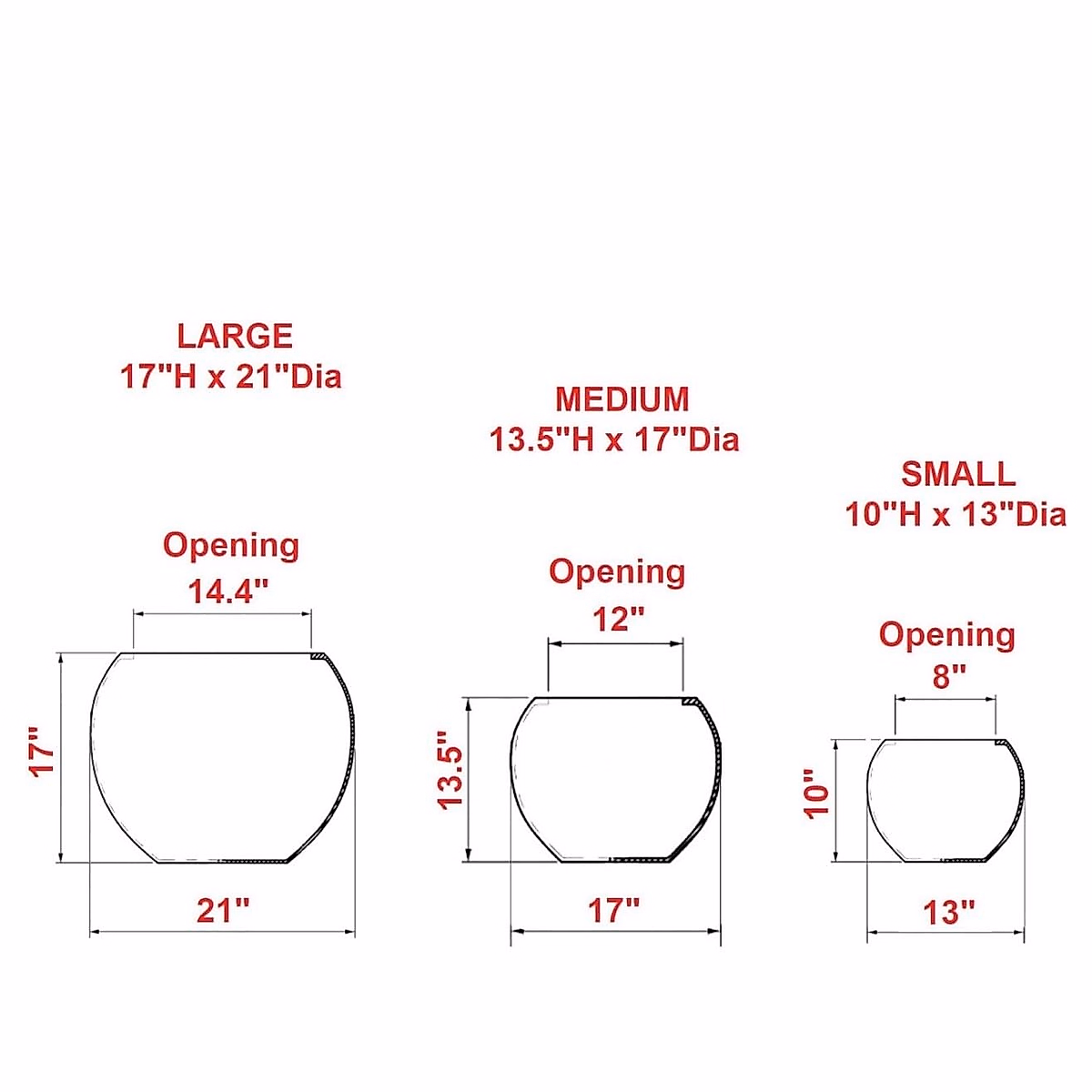 DTY Signature Mount Sherman 1-piece Fiberstone Planter for Indoor/Outdoor, Black, 10" H x 13" Dia (8" pot opening) - Small