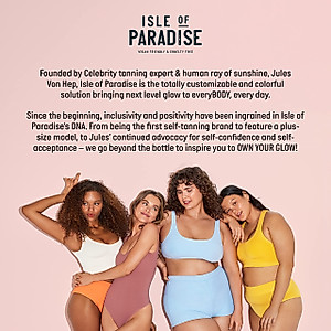 Isle of Paradise Tanning Applicator Mitt - Water Resistant and Streak Free Tan Applicator Mitt for Flawless Finish, 1 Count