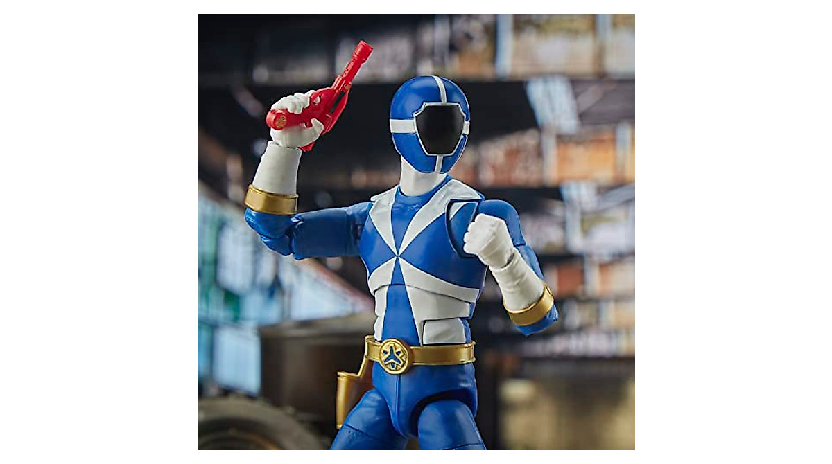 Collectible Power Rangers Lightspeed Rescue Blue Ranger Figure