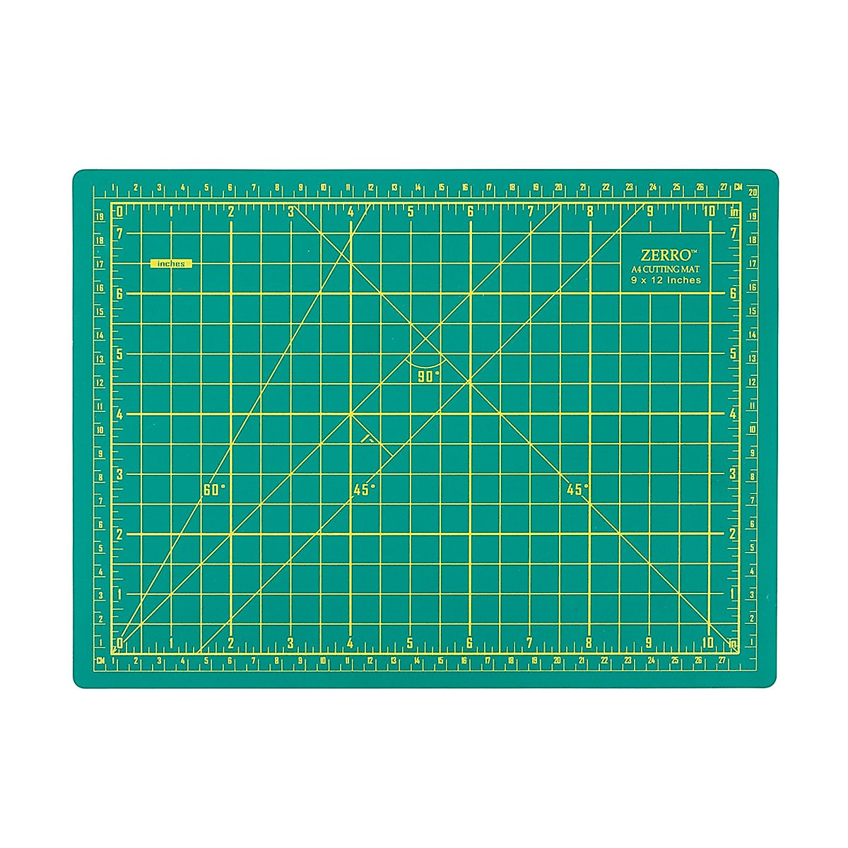 ZERRO Cutting Mat,Self Healing Rotary Mat Professional Double-Sided Thick Non-Slip Mat 12" x 9" for Quilting Sewing Crafts Projects (A4)