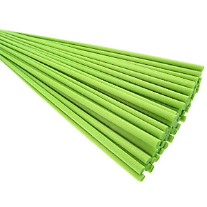 Breath Me TM 50pcs Lime Green Reed Diffuser Fibre Sticks 12 inch for Air Freshener and Aroma