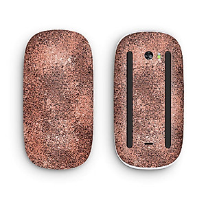 Design Skinz Rose Gold Liquid Abstract Vinyl Decal Compatible with The Apple Magic Mouse 2 (Wireless, Rechargable) with Multi-Touch Surface