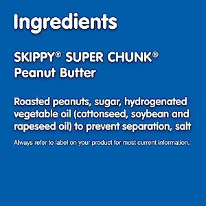 Skippy Peanut Butter, Super Chunky, 80 oz (2 ct)