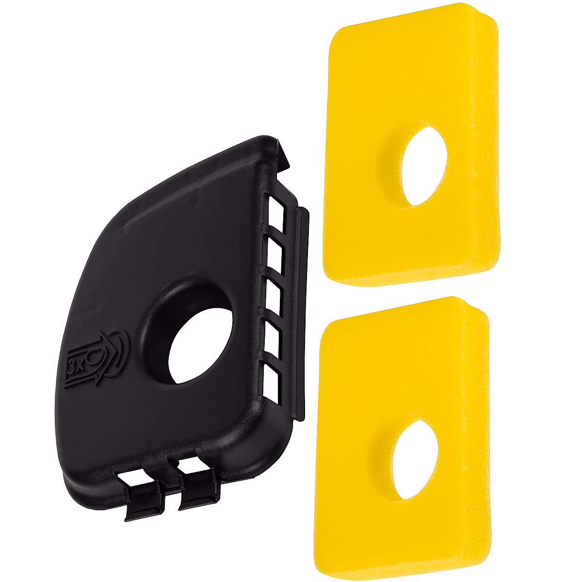 BlueStars Premium-quality 595660 Air Cleaner Cover & 2 packs 799579 Air Filter Kit - Exact fit for BS 4248 5434 590581 08P502 08P602 09P602 09P702 Series Engines MTD Troy Bilt AYP Lawn Mower