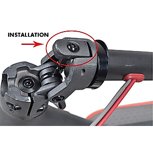 GLDYTIMES Alloy Front Folding Hook Replacement for Xiaomi Mijia M365 Electric Scooter Damping Rubber Buckle for E-Scooter（4 Pcs ）