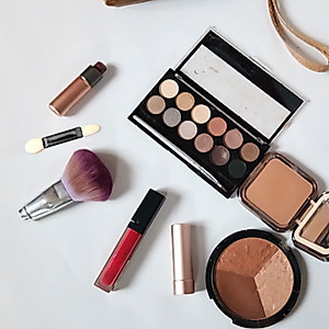 YEEPSYS 20 Pcs Disposable Dual Sides Eye Shadow Brushes Set, Eyeshadow Sponge Applicators with Contain Case, Makeup Brushes Tool for Women,Grils