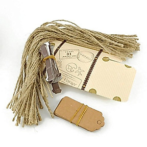 Faylapa Suitcase Candy Boxes, Party Favor Candy Box, Vintage Kraft Paper Gift Bag for Travel Theme Party,Wedding,Birthday,Bridal Shower (Travel Themed 50pcs)