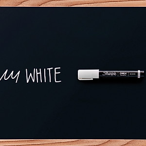 SHARPIE Chalk Marker, Wet Erase Markers, White, 1 Count