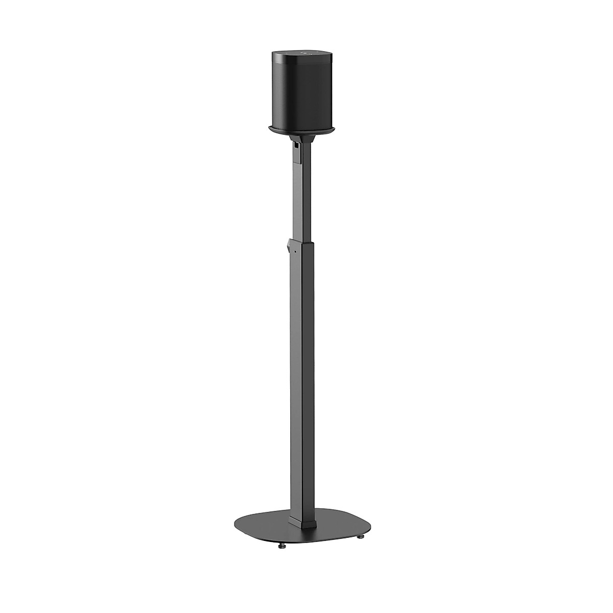 ynVISION.DESIGN E-Z Height Adjustable Floor Stands Compatible with Sonos One, One SL, or Play:1 | 2 PACK | Pair | Adjusts 29.1" - 46.5" Built in Cable Management